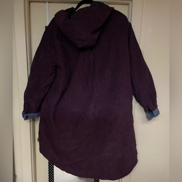 Jackets & Coats | Dark Purple Parka Jacket | Poshmark